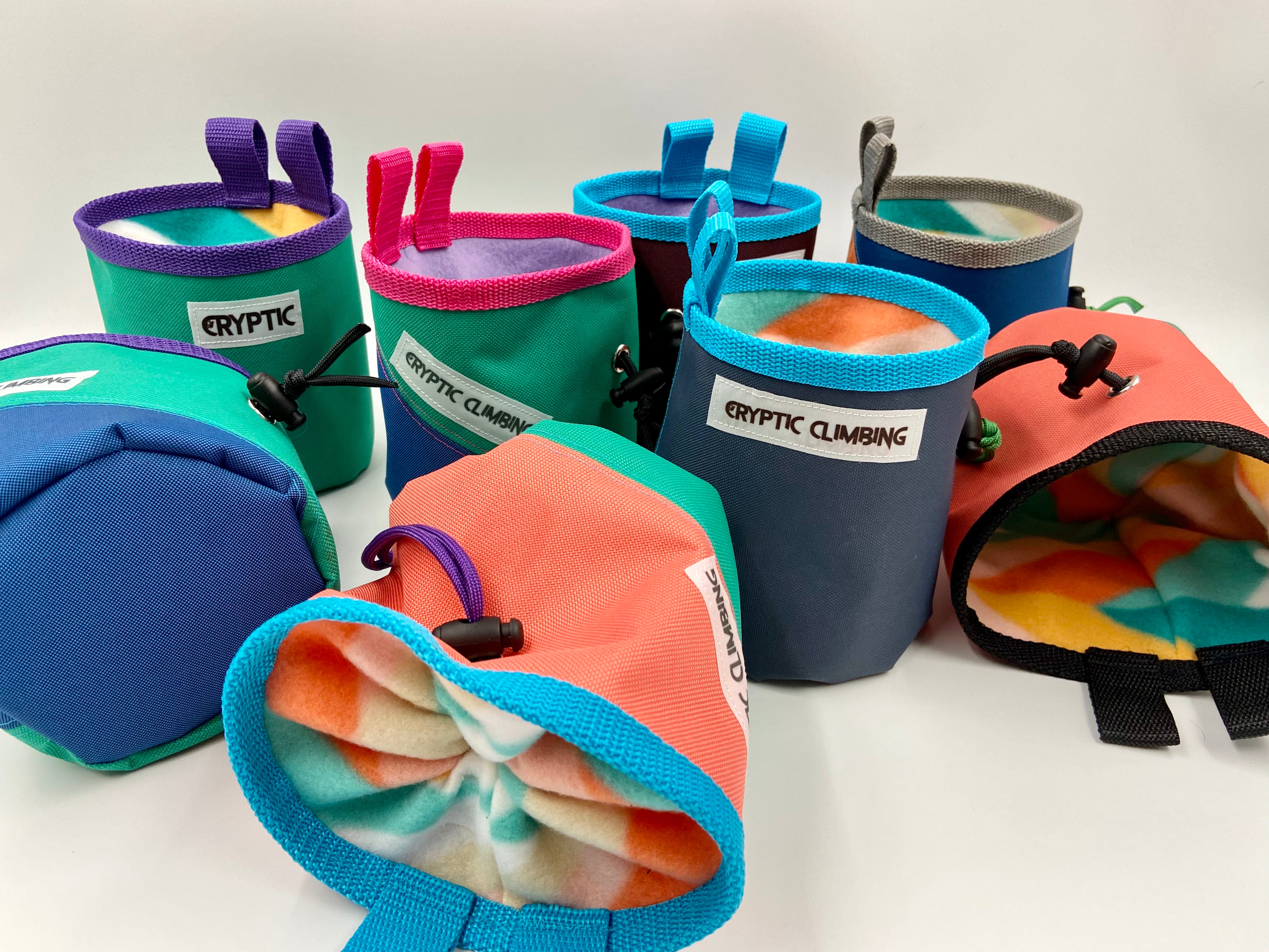 Colorful Chalk Bags (Small/Medium) – Crypticclimbing